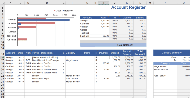 fixed asset register template - Excel templates