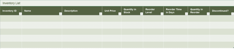 Prepare Inventory Management using our free excel template