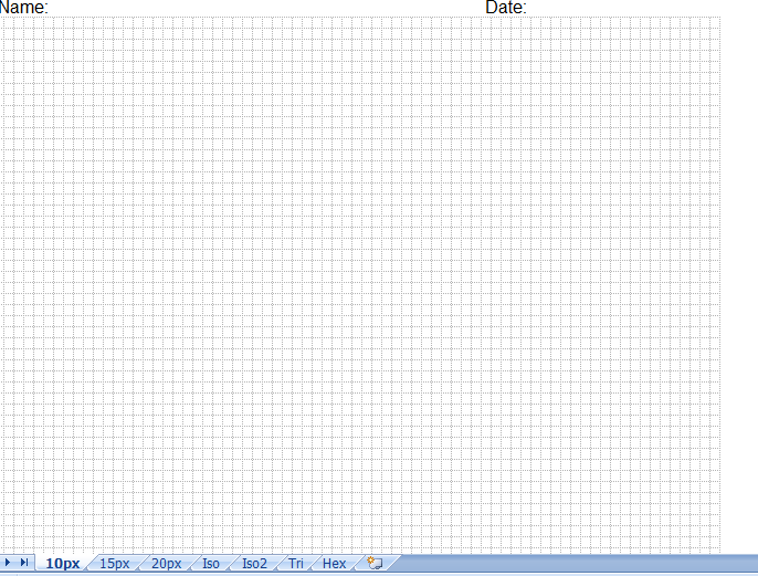 Graph Paper Excel Template For Free