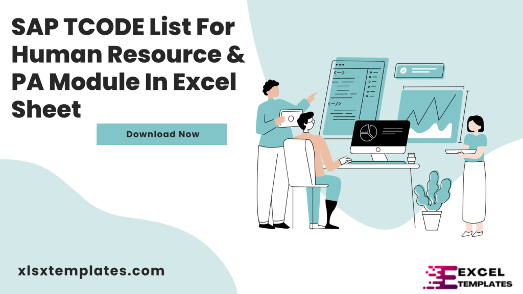 4806 SAP TCODE List For Human Resource PA Module In Excel