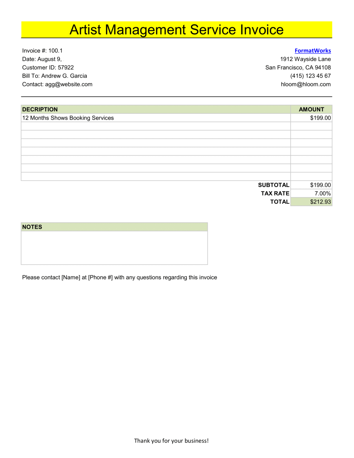 50+ Free Editable Invoice Templates and Formats in Excel sheet