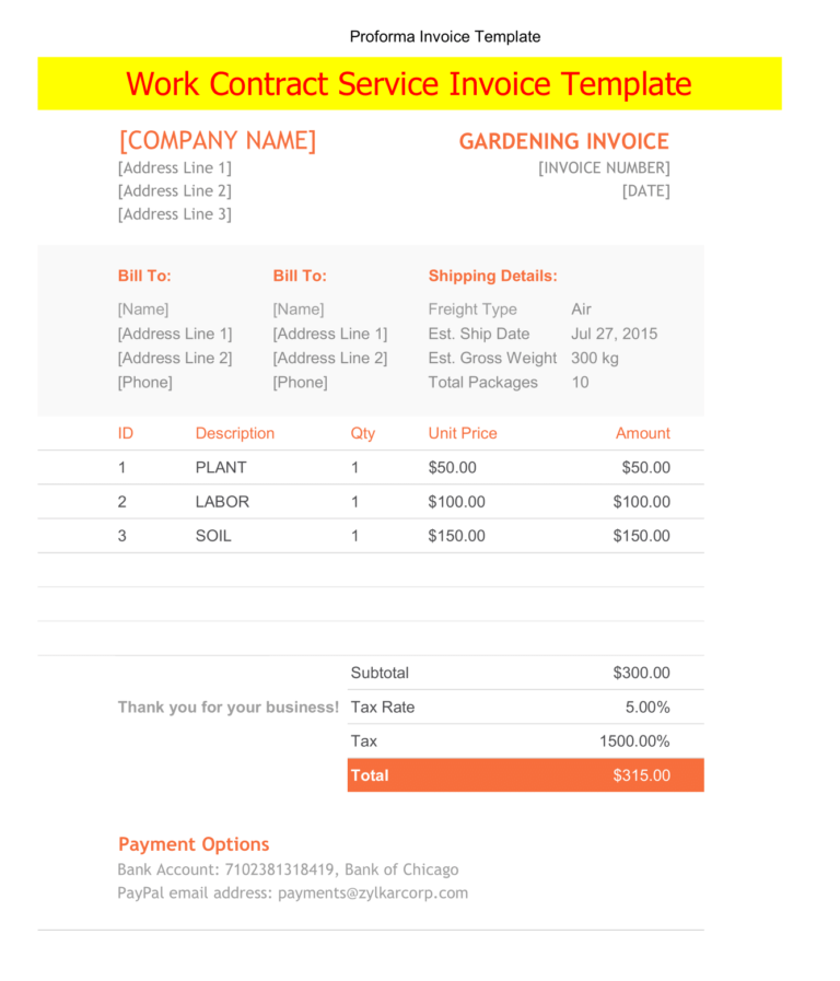 50+ Free Editable Invoice Templates and Formats in Excel sheet